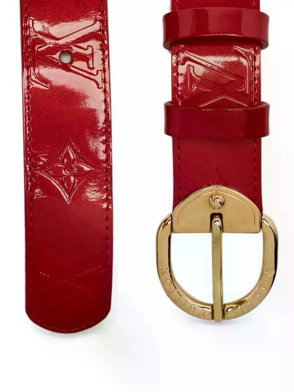LOUIS VUITTON 2008 Monogram Vernis Leather Belt