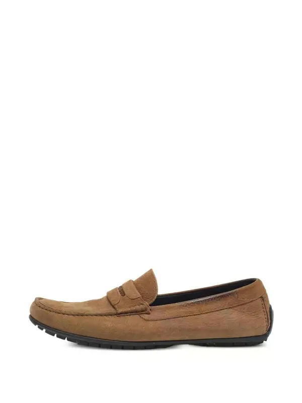 Dolce & Gabbana Nubuck Leather Loafers - Brown