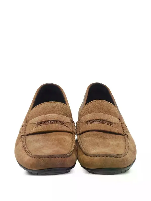 Dolce & Gabbana Nubuck Leather Loafers