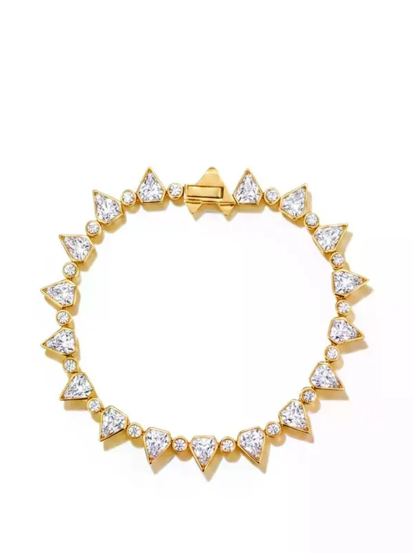 DI VOLPE Lo Scudo Sapphire Tennis Bracelet - Gold