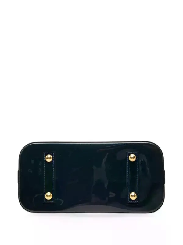 LOUIS VUITTON Monogram Vernis Alma Pm Handbag - Blue