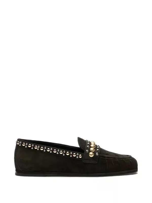 STUART WEITZMAN Perry Stud-embellished Loafers