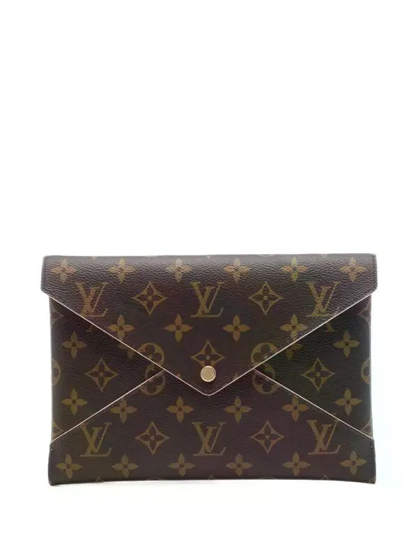 LOUIS VUITTON 2019 Monogram Pochette Kirigami Gm Clutch Bag
