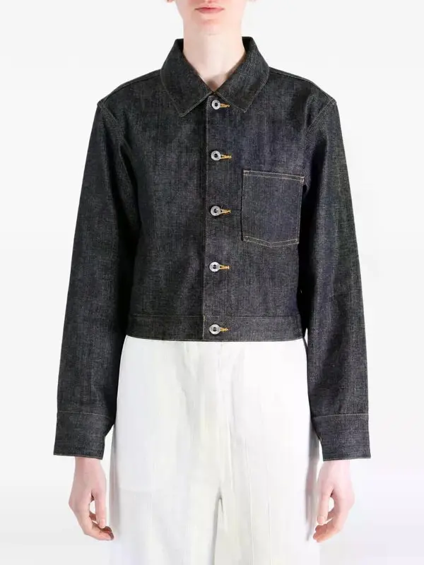 TAIGA TAKAHASHI Cropped Denim Jacket
