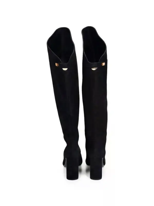 MAISON SKORPIOS Adriana Stud Detail Over-the-knee Boots