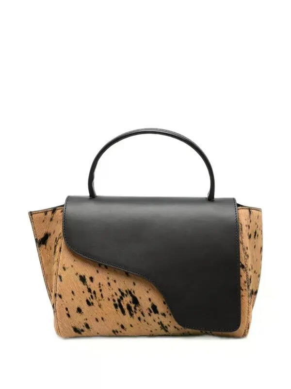 ATP ATELIER Animal-print Leather Tote Bag - Neutrals