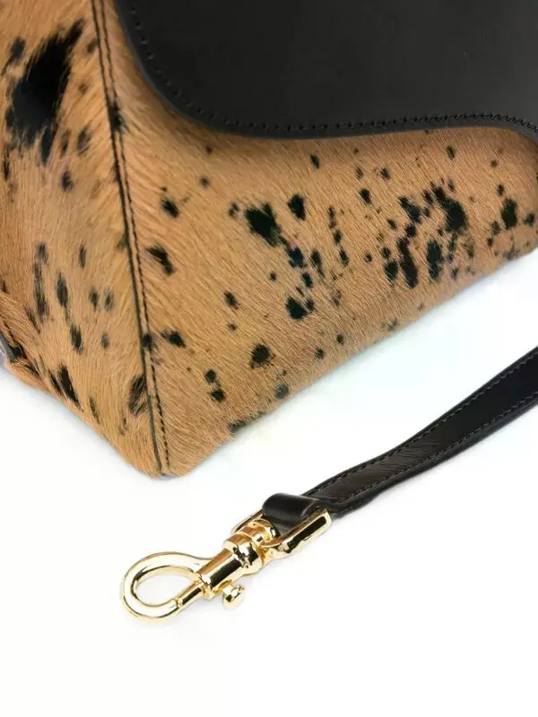 ATP ATELIER Animal-print Leather Tote Bag