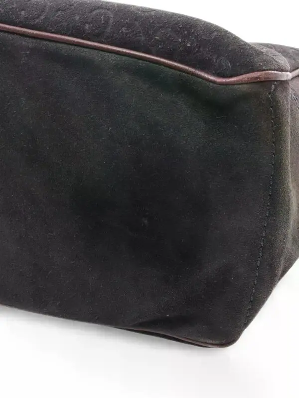 Celine 20th Century C Macadam Suede Boogie Handbag