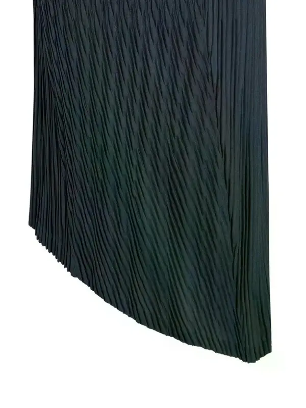 Issey Miyake Pleated Asymmetric Skirt