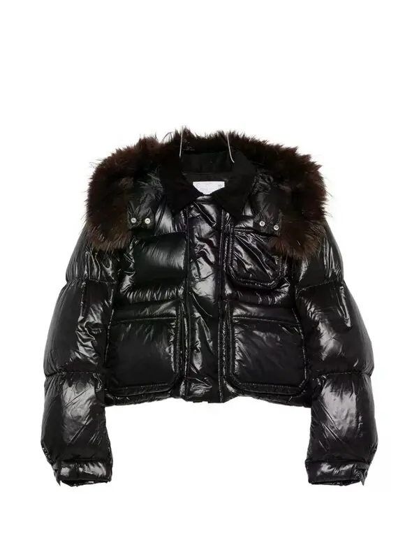 Sacai Double-breasted Jacket - Black