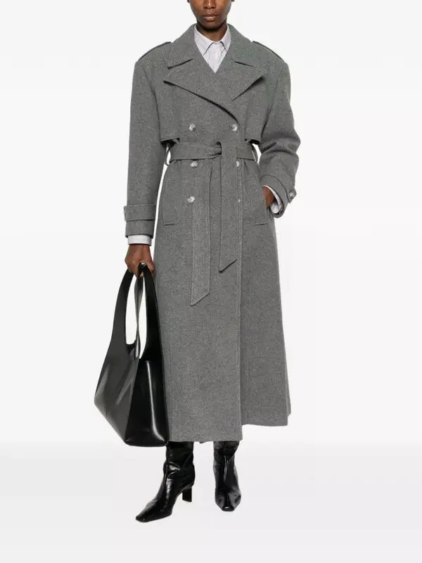 LE SULLY STUDIO Double-breasted Belted Coat