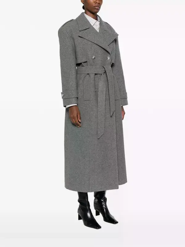 LE SULLY STUDIO Double-breasted Belted Coat