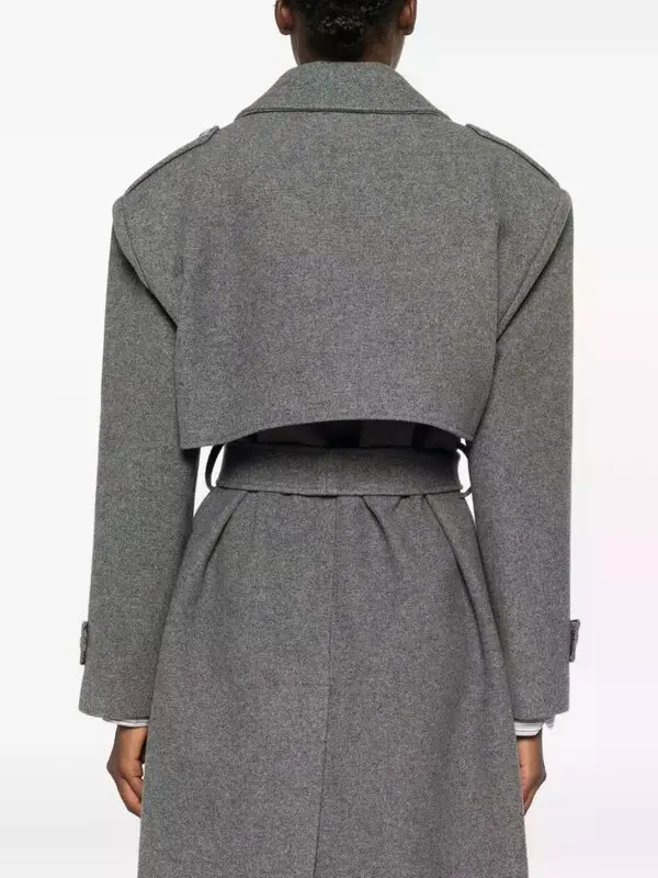 LE SULLY STUDIO Double-breasted Belted Coat