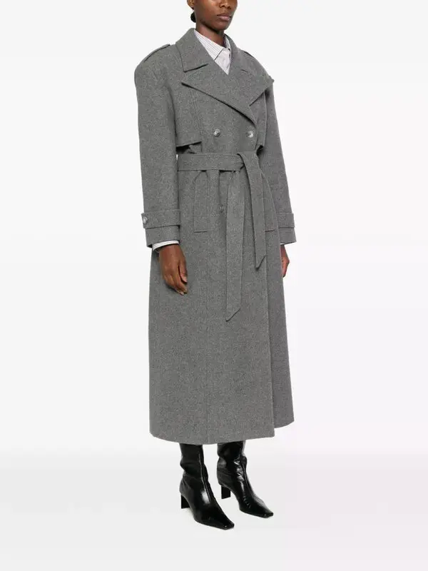 LE SULLY STUDIO Double-breasted Belted Coat