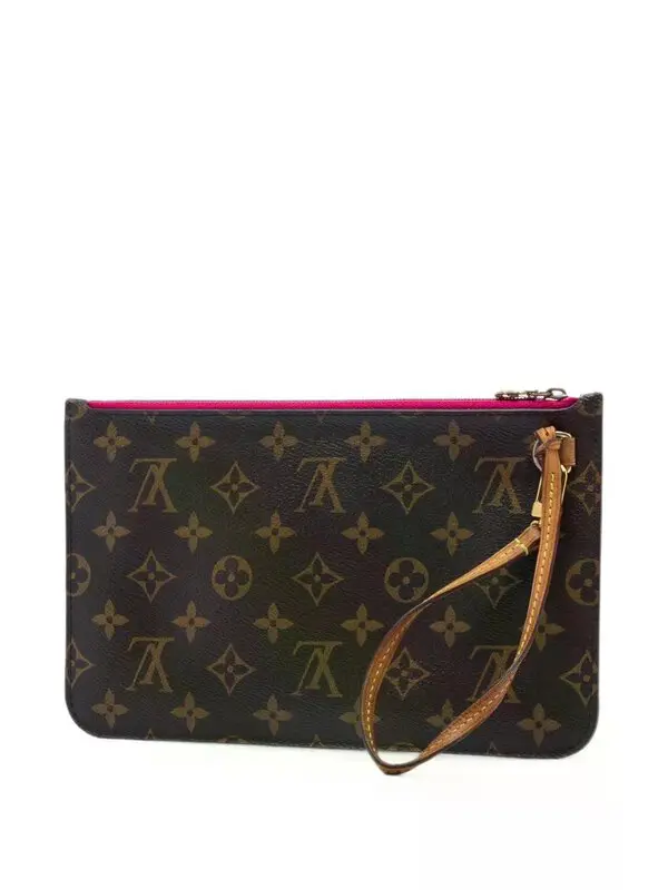 LOUIS VUITTON 2015 Monogram Neverfull Mm Pouch