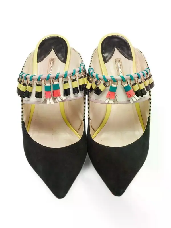 SOPHIA WEBSTER Tassel Embellished Wedge Sandals