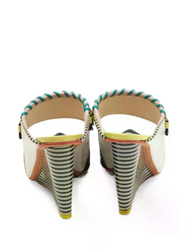 SOPHIA WEBSTER Tassel Embellished Wedge Sandals