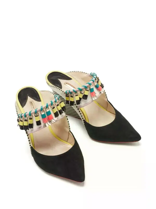 SOPHIA WEBSTER Tassel Embellished Wedge Sandals