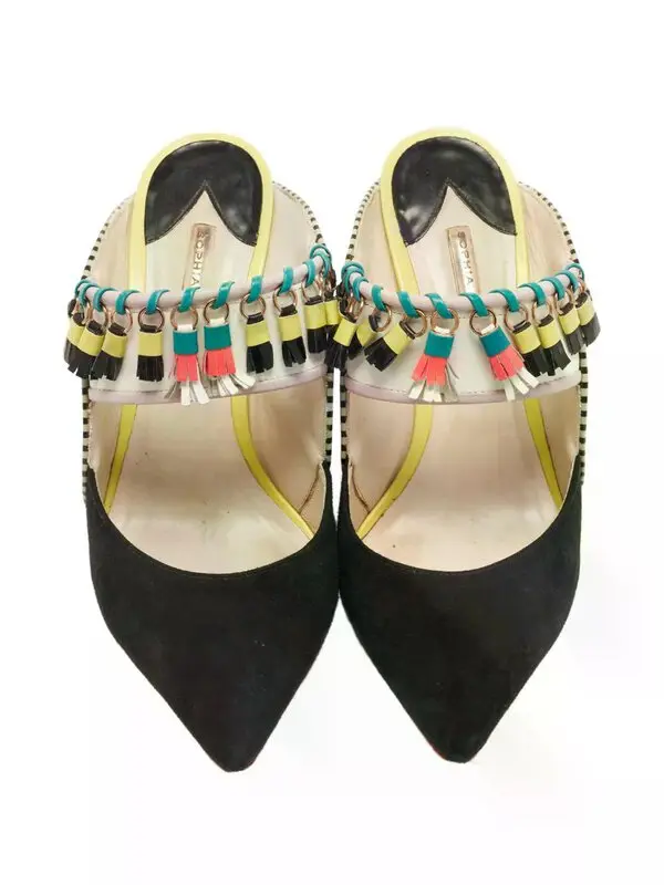 SOPHIA WEBSTER Tassel Embellished Wedge Sandals