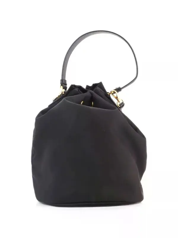 Prada Drawstring Tessuto Small Bucket Bag
