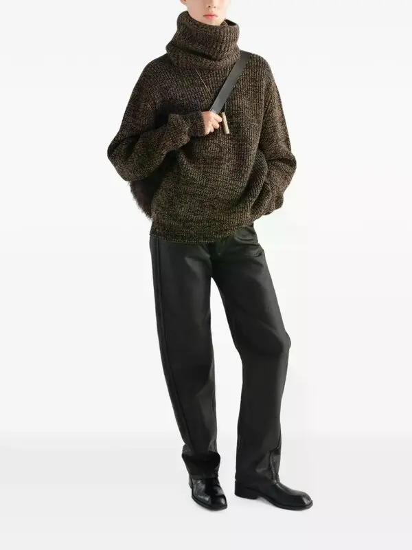 LEMAIRE High-neck Sweater In Yak Alpaca