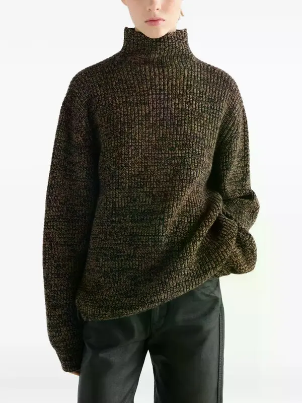 LEMAIRE High-neck Sweater In Yak Alpaca