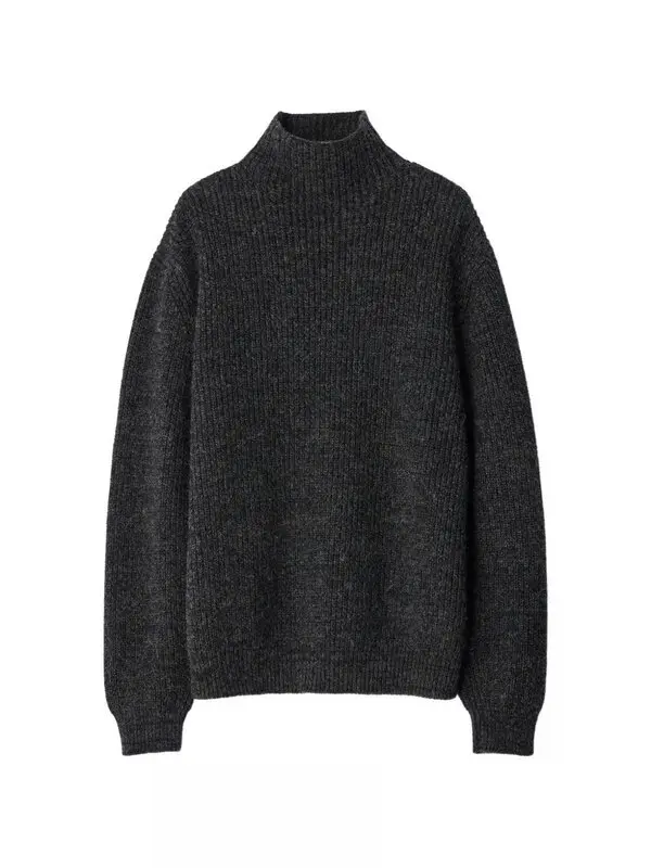 LEMAIRE High-neck Sweater In Yak Alpaca