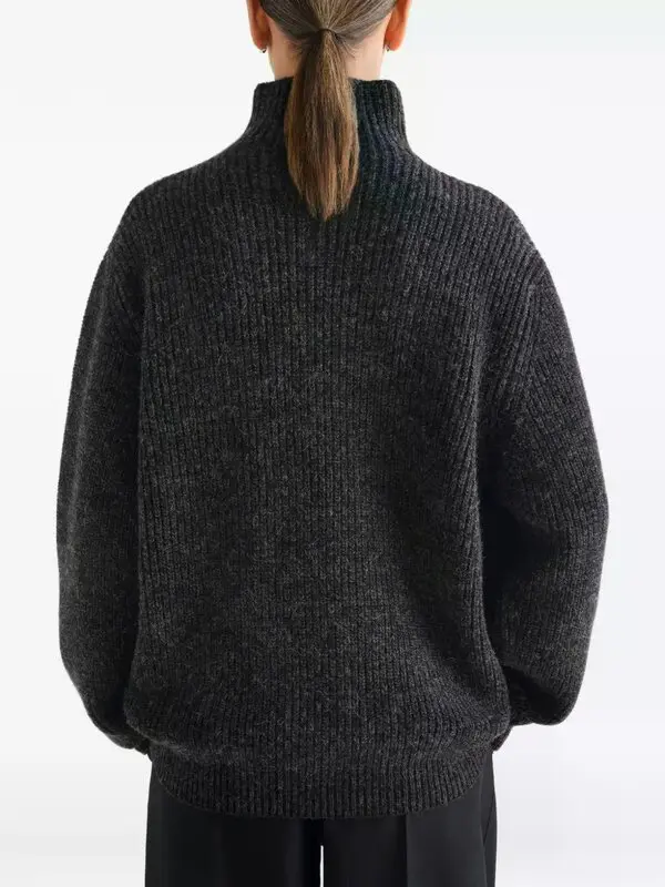 LEMAIRE High-neck Sweater In Yak Alpaca