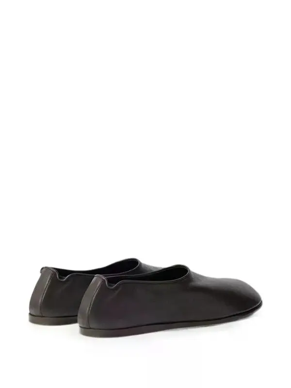 LEMAIRE Sock Slip-ons In Goat Leather - Brown