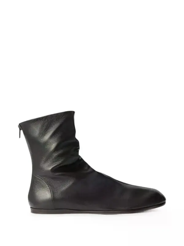 LEMAIRE Sock Ankle Boots In Shiny Nappa Lambskin