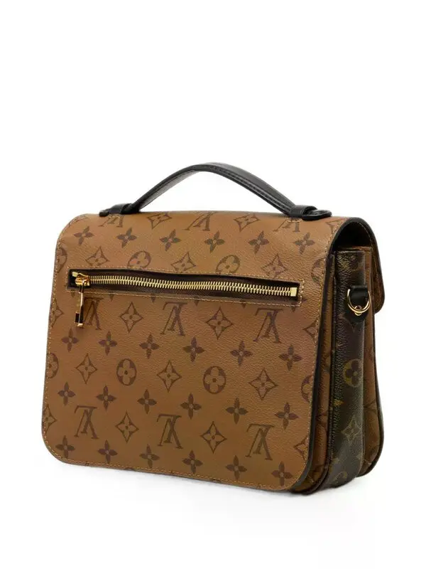 LOUIS VUITTON 2017 Monogram Reverse Pochette Metis Satchel