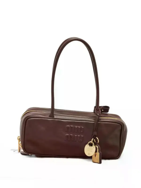 Miu Miu Small Beau Leather Tote Bag