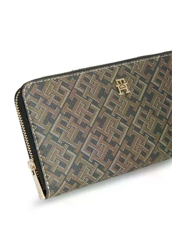 Tommy Hilfiger Monogram-print Th Plaque Wallet