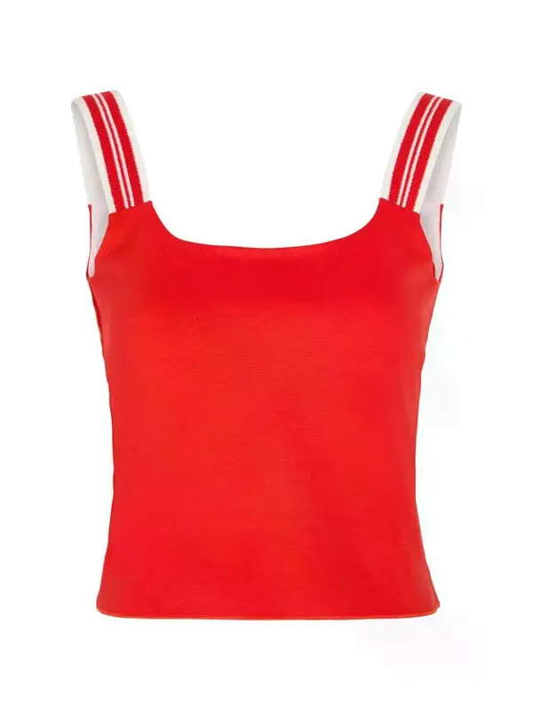 SPENCE Striped-strap Top
