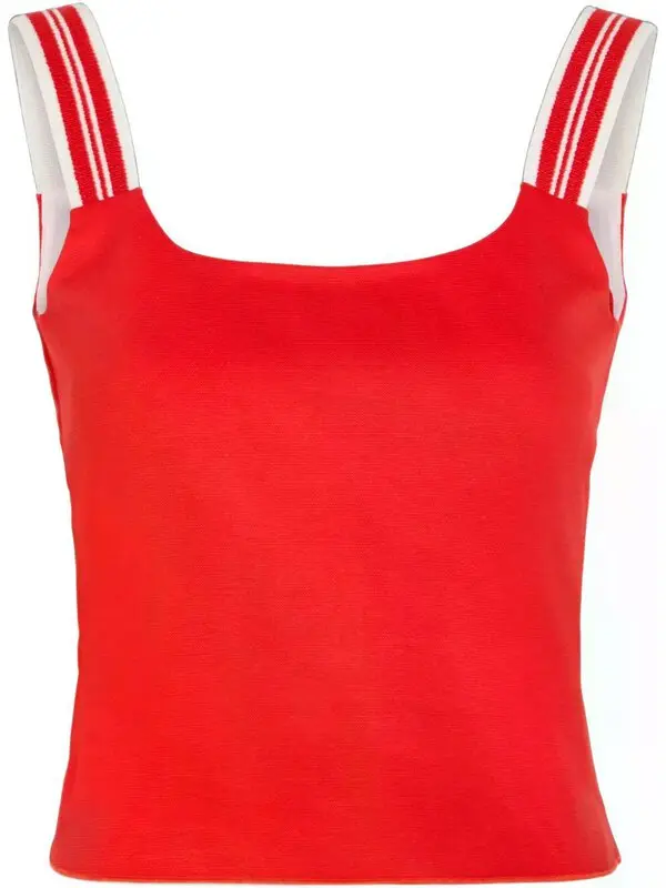 SPENCE Striped-strap Top
