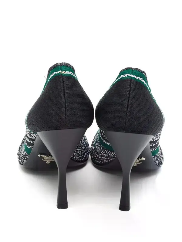 Prada Stretch-knit Heeled Pumps