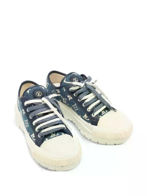 LOUIS VUITTON Monogram Denim Sneakers