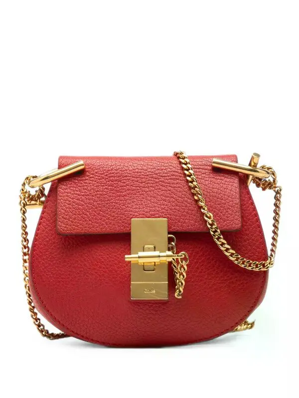 Chloé 2015 Nano Grained Lambskin Drew Crossbody Bag
