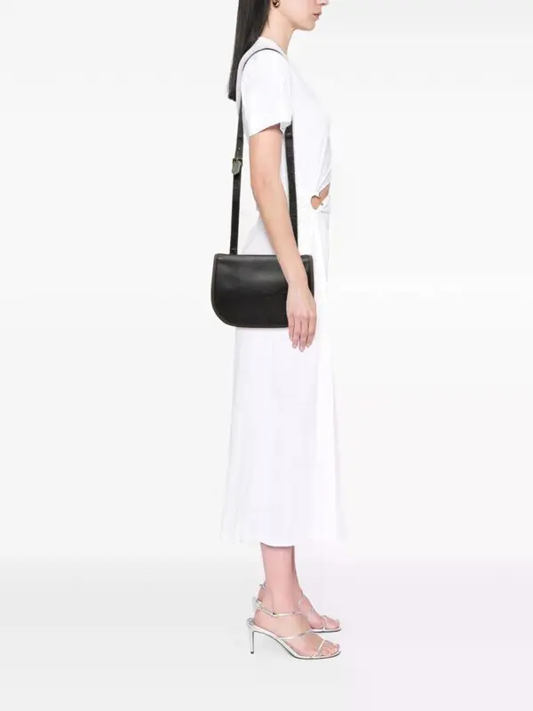 Loewe 1990-2010 Leather Anagram Flap Crossbody Bag