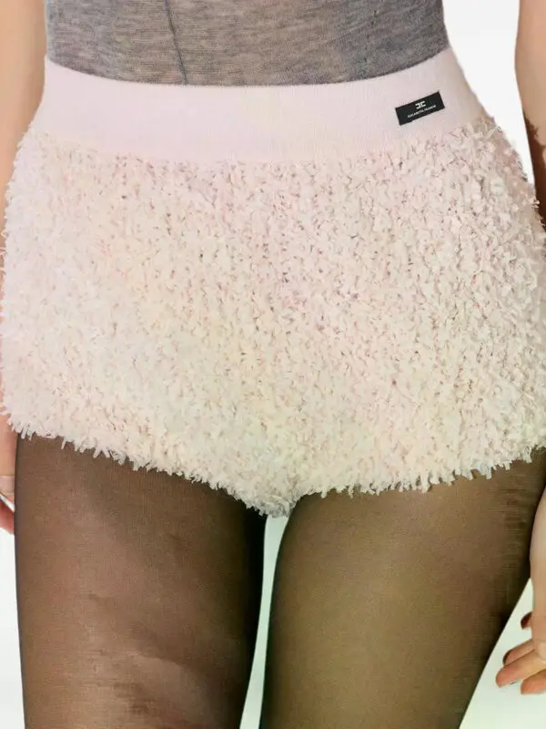 Elisabetta Franchi Shorts In Fleece Fabric