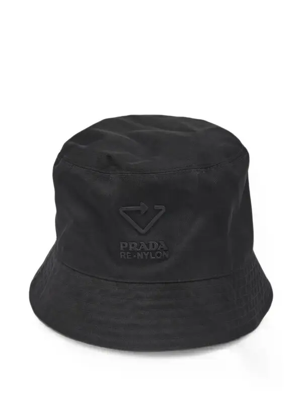 Prada Logo-plaque Bucket Hat