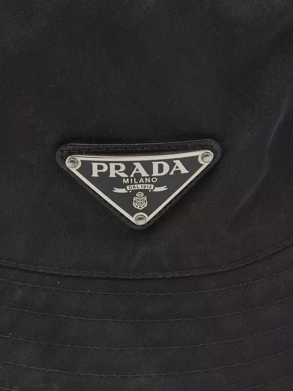 Prada Logo-plaque Bucket Hat