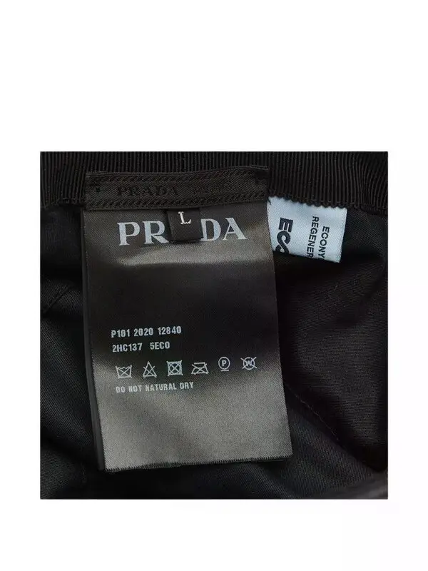 Prada Logo-plaque Bucket Hat