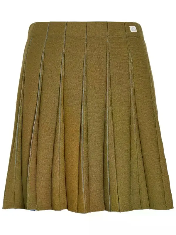 SPENCE Pleated Knitted Skirt