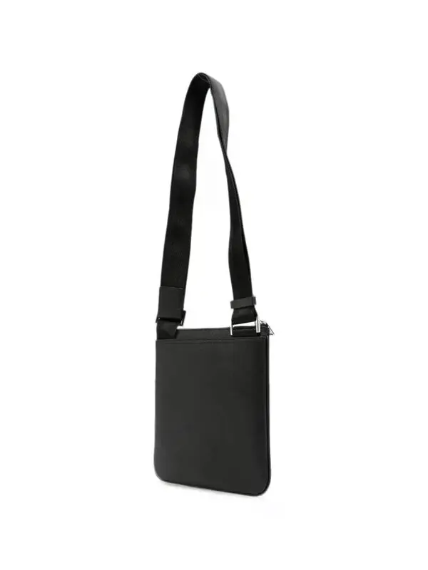 BOSS Logo-plaque Saffiano-effect Shoulder Bag