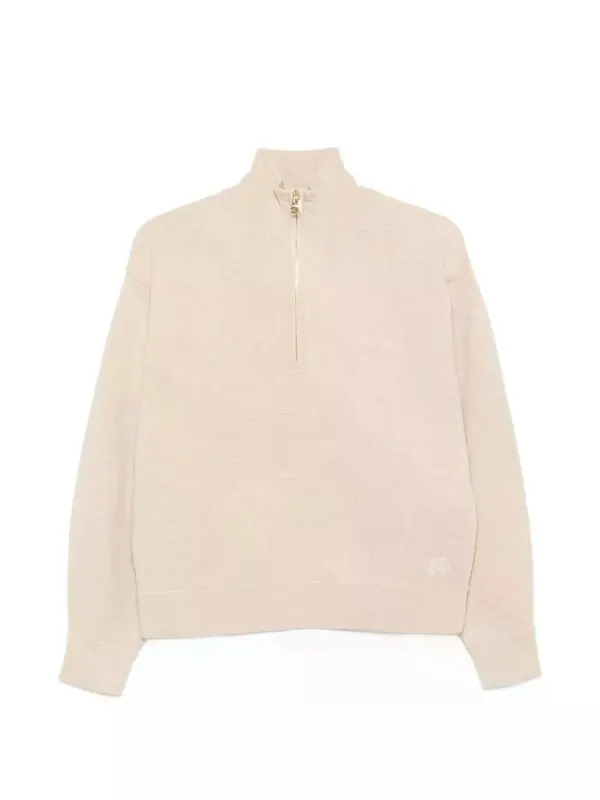 KUJTEN Cashmere Quarter-zip Sweater