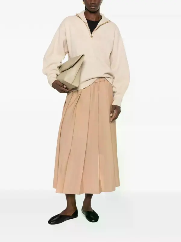 KUJTEN Cashmere Quarter-zip Sweater