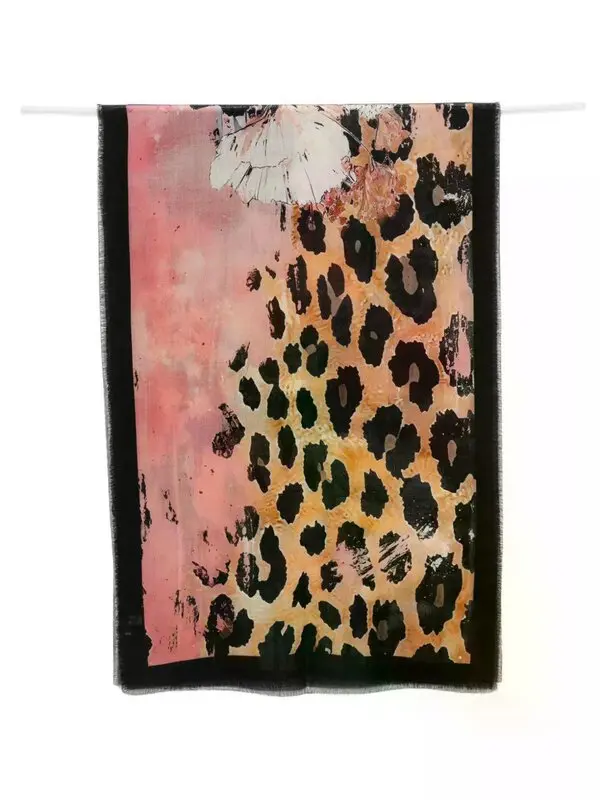 D'ANIELLO Animal-print Scarf