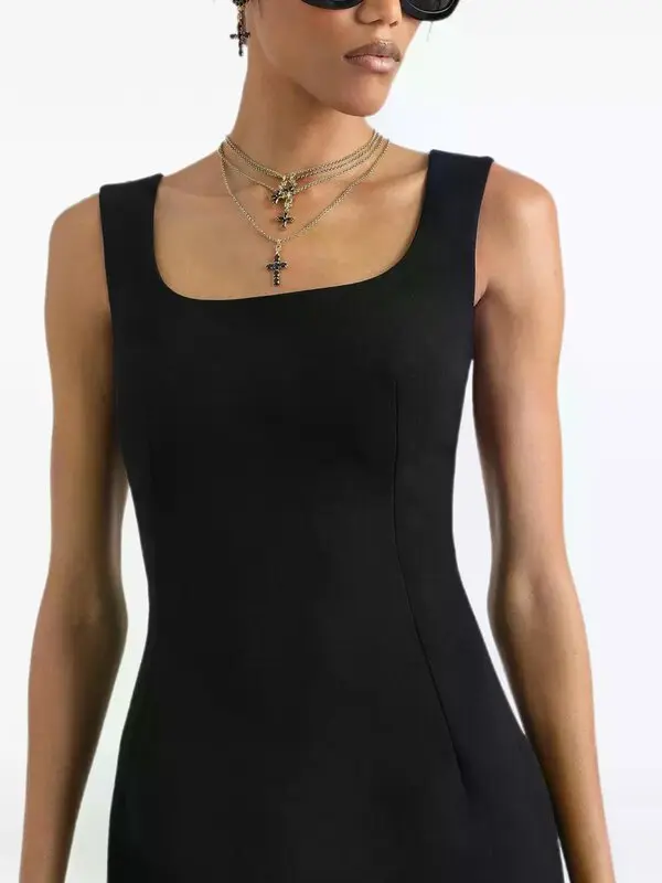 Dolce & Gabbana Double Wool Crêpe Midi Dress