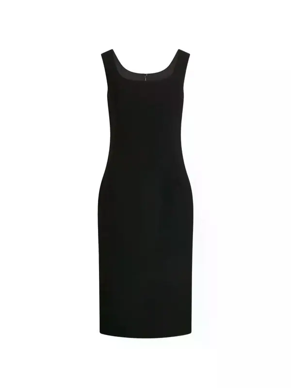 Dolce & Gabbana Double Wool Crêpe Midi Dress